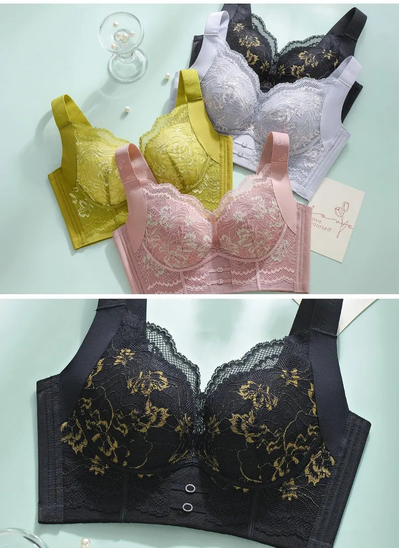3 Sexy Lace Large Size Female Bras – Fiorenzaa